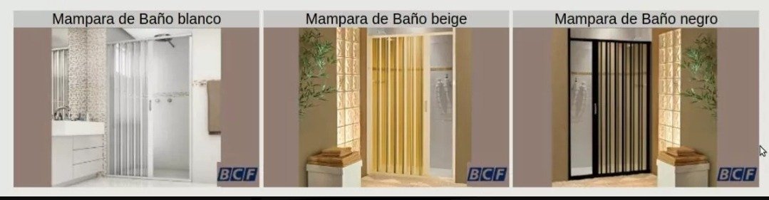 Mampara Plegable Pvc Baño 145 X 185 – Tienda Waluminio