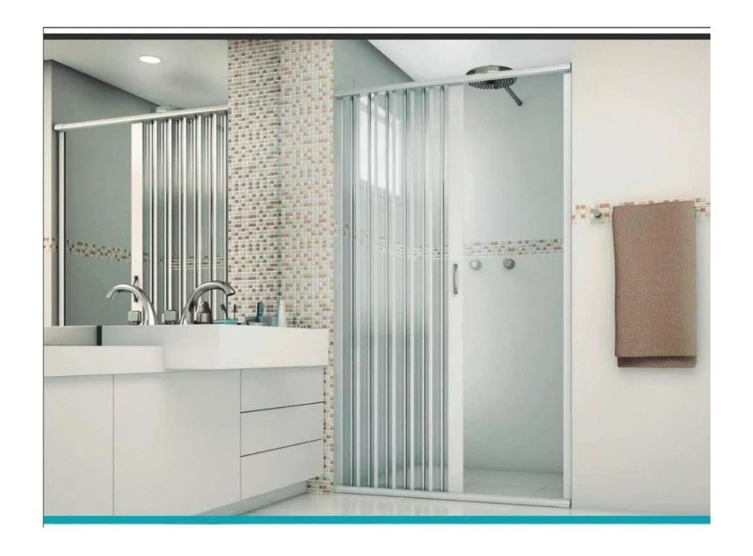 Mamparas De Baño Plegable Pvc 115 X 185 – Tienda Waluminio