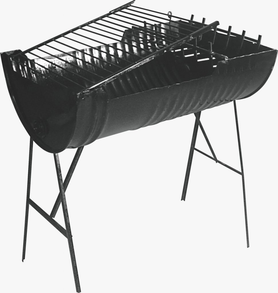 Medio Tanque Parrillero + Set De Tablas De Asador – Tienda Waluminio